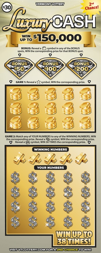 2X the Cash | Vermont Lottery